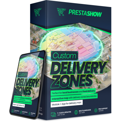 Custom delivery zones in PrestaShop